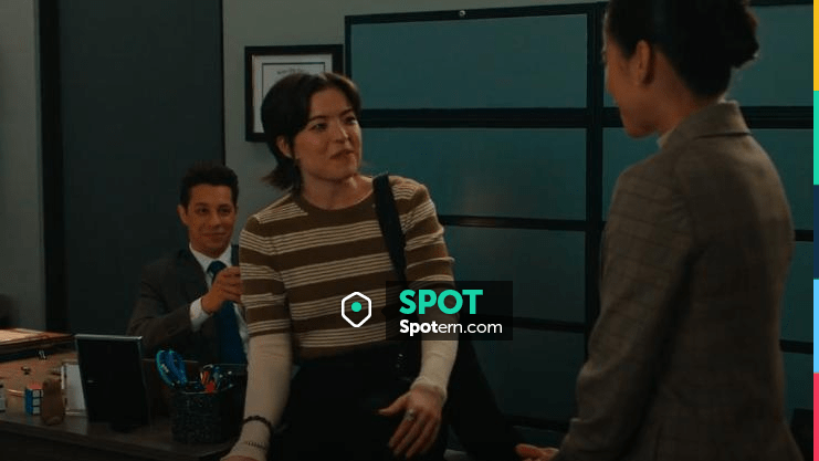 Camiseta Madewell Bennett Stripe Sweater usada por Kira Yu (Piper Curda ...