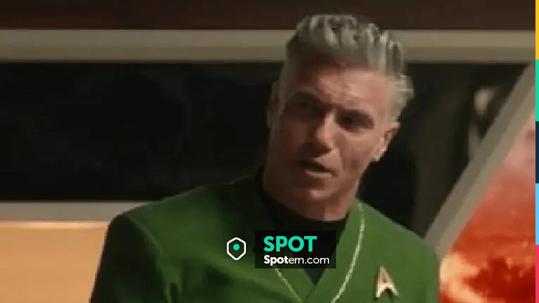 Star Trek Strange New Worlds Anson Green Jersey of Captain Christopher Pike (Anson Mount) in ...