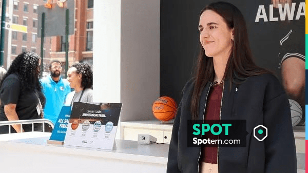 Caitlin Clark AT&T WNBA All-Star 2025 Black Jacket | Spotern