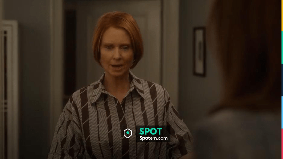 Rachel Comey Isa Top worn by Miranda Hobbes (Cynthia Nixon) as seen in ...