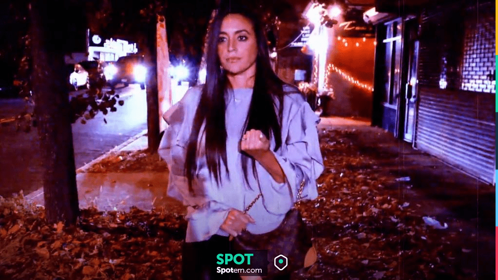 Louis Vuitton Boulogne PM Monogram Bag worn by Sammi Giancola as seen ...