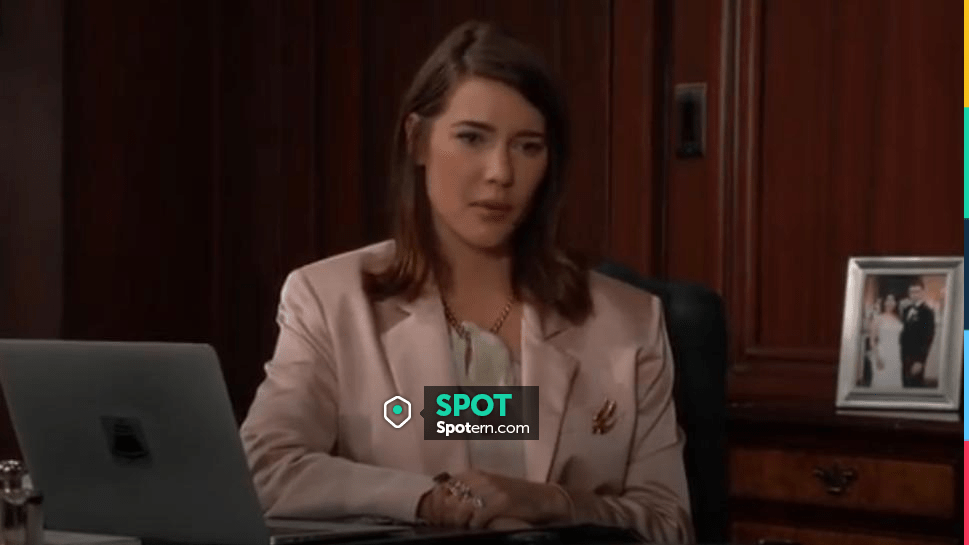 Kenneth Cole Satin Jacket worn by Steffy Forrester (Jacqueline MacInnes ...