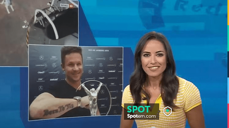 Derek Lam 10 Crosby x RTR Fringe Knit Dress worn by Kaylee Hartung as ...