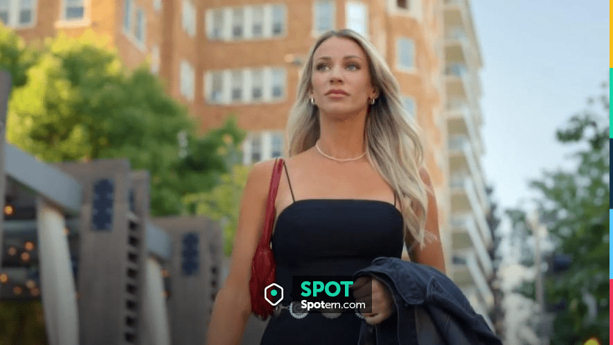 Zara Red Faux Leather Shoulder Bag worn by Calah Jackson as seen in The ...