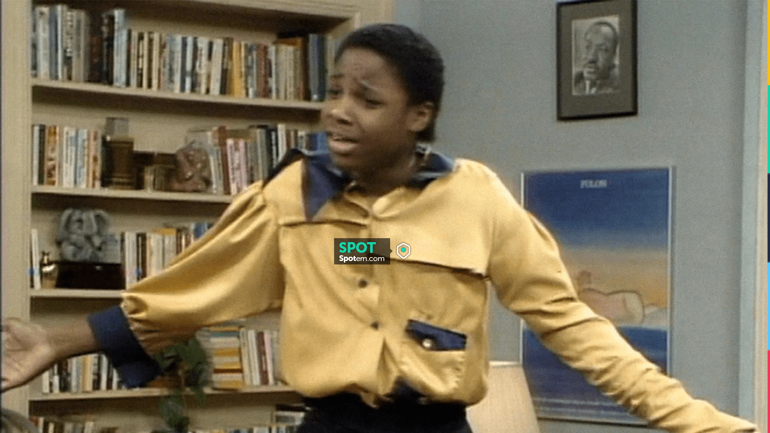 Chemise Gordon Gartrell de Malcolm-Jamal Warner dans The Cosby Show ...