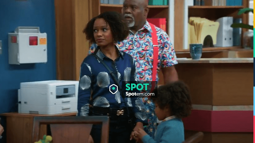 Zara Print Shirt worn by Lindor (Nicholas Duvernay) as seen in Tyler ...
