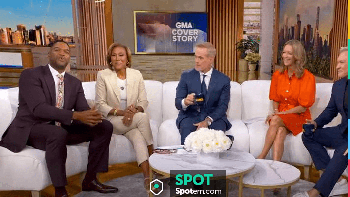 Valentino Rockstud Caged Pumps worn by Robin Roberts as seen in Good ...