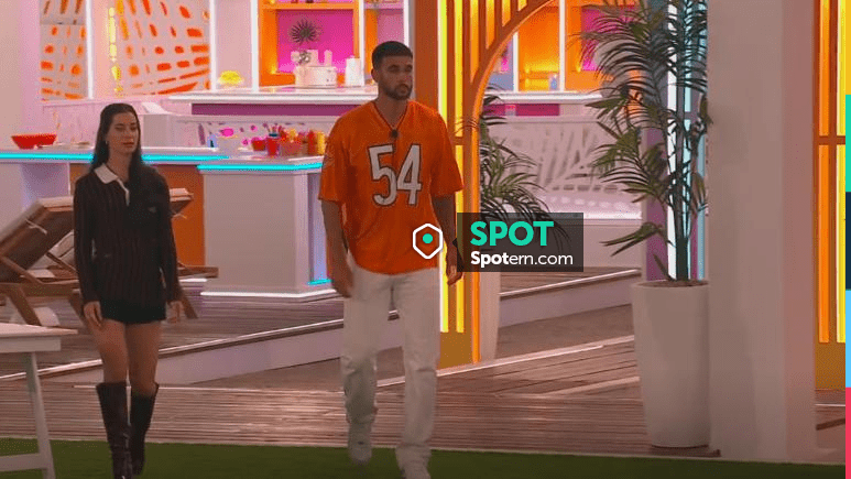 NFL Chicago Bears Urlacher Orange Dazzle Football Jersey worn by Shea ...