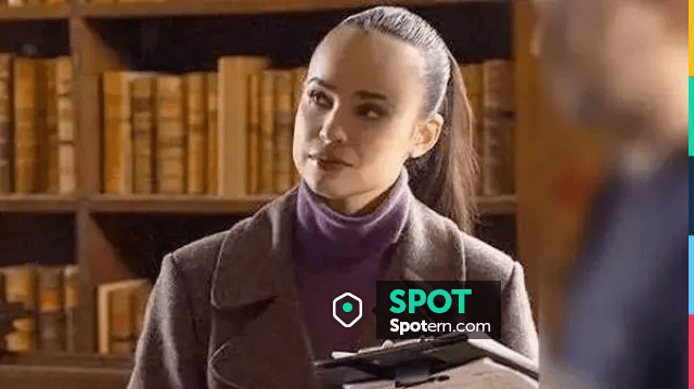 My Oxford Year 2025 Sofia Carson Wool Coat of Anna De La Vega (Sofia Carson) in My Oxford Year ...