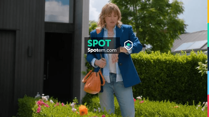 Zara Cobalt Blue Blazer worn by Alexa Crowe (Lucy Lawless) as seen in ...