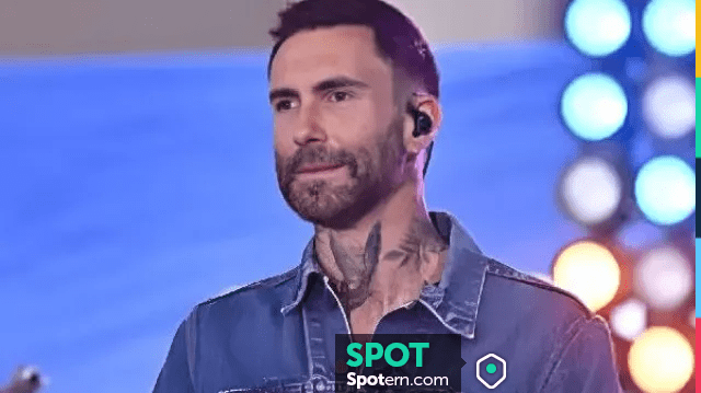Adam Levine NBC Today 2025 Veste en jean portée par Adam Levine comme ...
