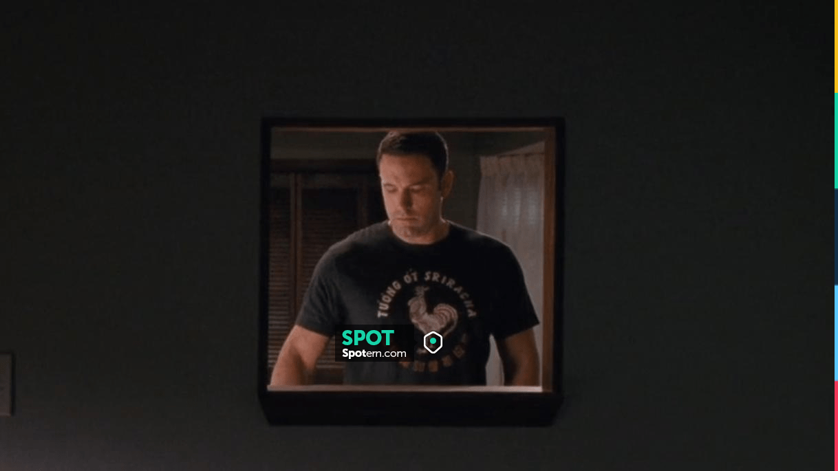 Tuong Ot Sriracha Sauceb Rooster Logo T-Shirt worn by Christian Wolff ...