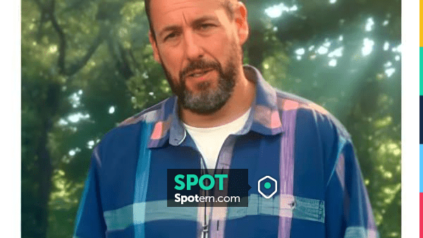 Adam Sandler Chemise bleue portée par Happy Gilmore (Adam Sandler) dans ...