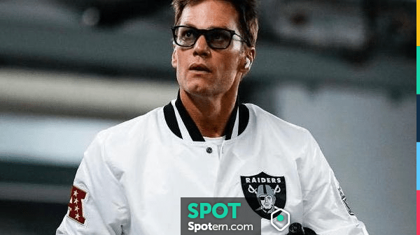 Tom Brady 2025 Raiders White Jacket | Spotern