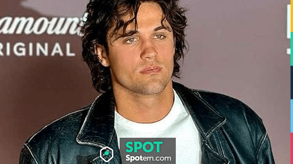 Landman Drake Rodger Blouson en cuir noir comme on le voit dans Landman ...