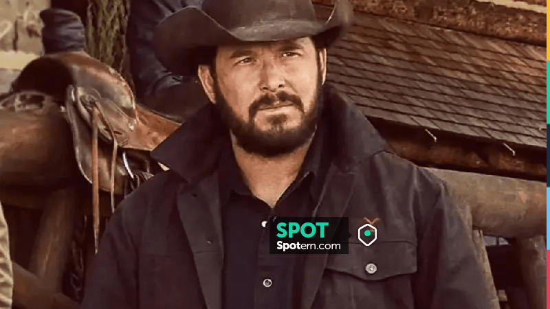 Veste en coton Rip Wheeler de Yellowstone portée par Rip Wheeler (Cole ...