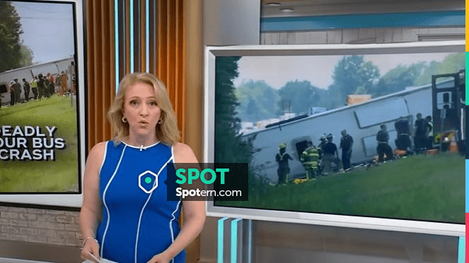 Donna Morgan Piped-Seam Sleeveless Bodycon Dress worn by Lisa Rozner as ...