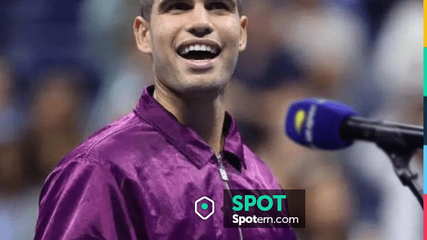Veste violette de l’US Open 2025 portée par Carlos Alcaraz dans Reilly ...