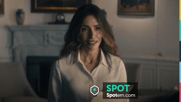 Theory Classic Fitted Silk Shirt worn by Dr. Gabriela Torabi (Sarah ...