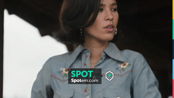 Monica Dutton Yellowstone Floral Shirt worn by Monica Dutton (Kelsey ...