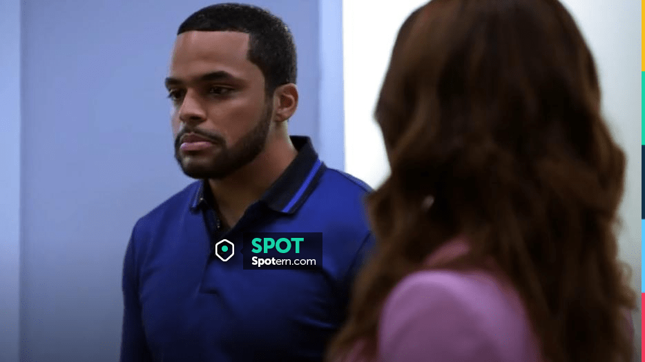 Boss Long-sleeve Polo Shirt worn by Zachary 'Zac' Taylor (Devale Ellis ...