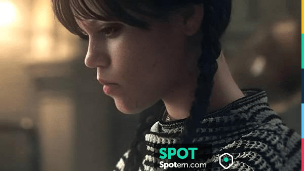 Jenna Ortega Wednesday S2 Striped Sweater used by Wednesday Addams ...