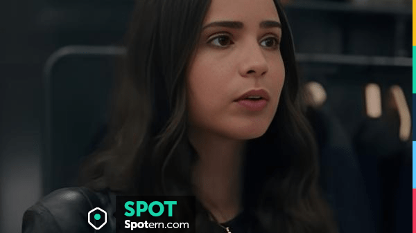 Sofia Carson The Life List Black Leather Jacket worn by Alex Rose (Sofia Carson) as seen in The ...