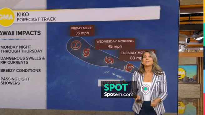 Veronica Beard Geneva Dickey Jacket worn by Ginger Zee as seen in Good ...