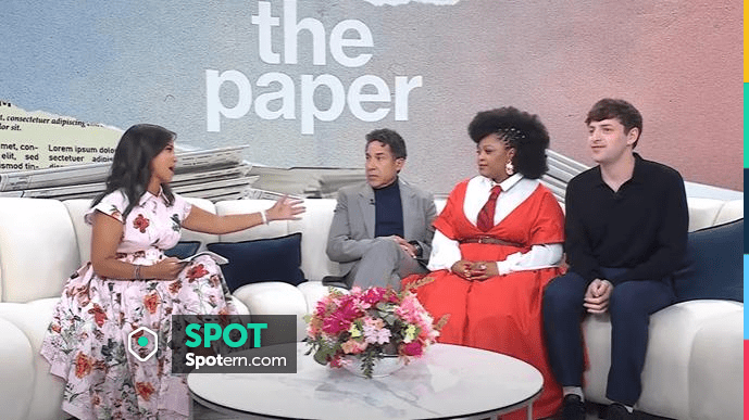 Cara Cara Octavia Floral Cap-Sleeve Dress worn by Laura Jarrett as seen ...