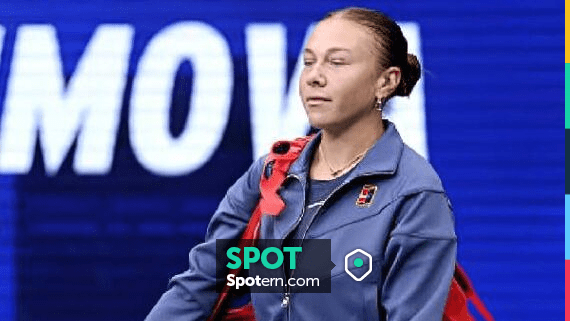 US Open Blue Track Jacket worn by Amanda Anisimova in Match Point ...