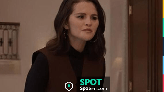 Only Murders in The Building Brown Vest worn by Mabel Mora (Selena ...