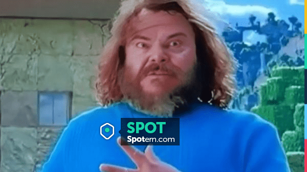 Minecraft Movie Jack Black Sweater worn by Steve (Jack Black) as seen ...