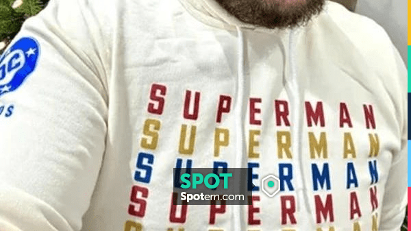 Sudadera con capucha Superman 2025 Off-White usada por Superman (David Corenswet) como se ve en ...