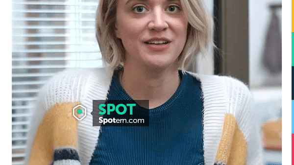 The Paper 2025 Chelsea Frei Cárdigan a rayas usado por Mare Pritti ...