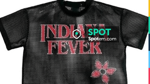 Demoregame Sporty Mesh Black Jersey of Indiana Fever Stranger Things ...