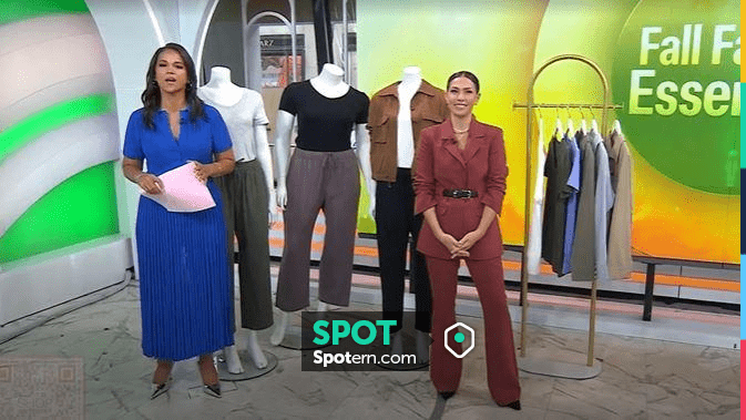 Pantalon Zara Flare porté par Melissa comme on le voit dans Today le 16 ...
