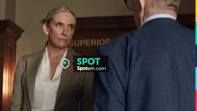 Juror #2 Movie Wardrobe: Toni Collette wears a beautiful Gold Necklace ...