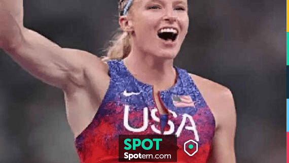 2025 World Athletics Championships Crop Top worn by Sandi Morris in Day ...