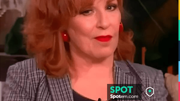 The View 2025 Joy Behar Grey Plaid Blazer worn by Self - Co-Host (Joy ...