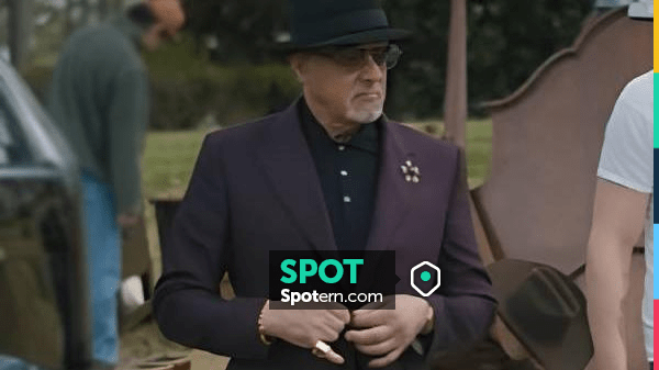 Tulsa King S3 Sylvester Stallone Purple Suit worn by Dwight 'The ...