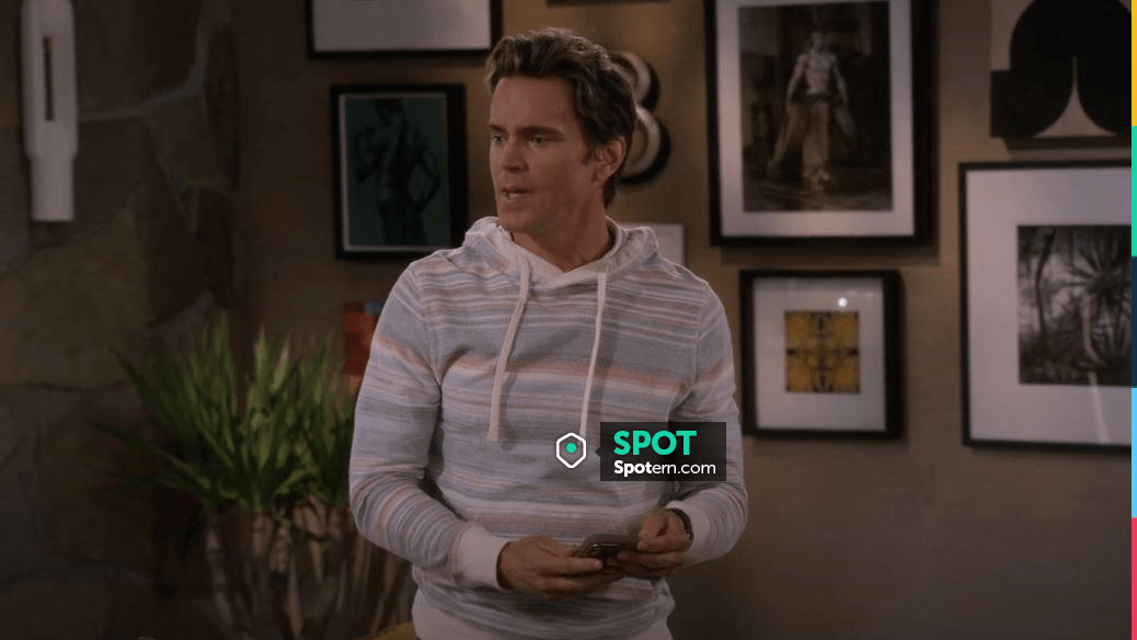 Faherty Byron Bay Hoodie worn by Jerry Frank (Matt Bomer) as seen in ...