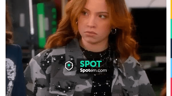 Jade Castillo Embellished Camo Jacket worn by (Carmen Sánchez) as seen ...