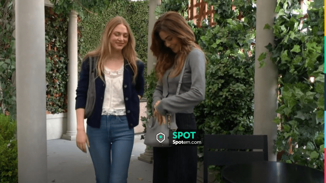 Radley London Dukes Place Medium Grab Bag in Cloud worn by Victoria ...