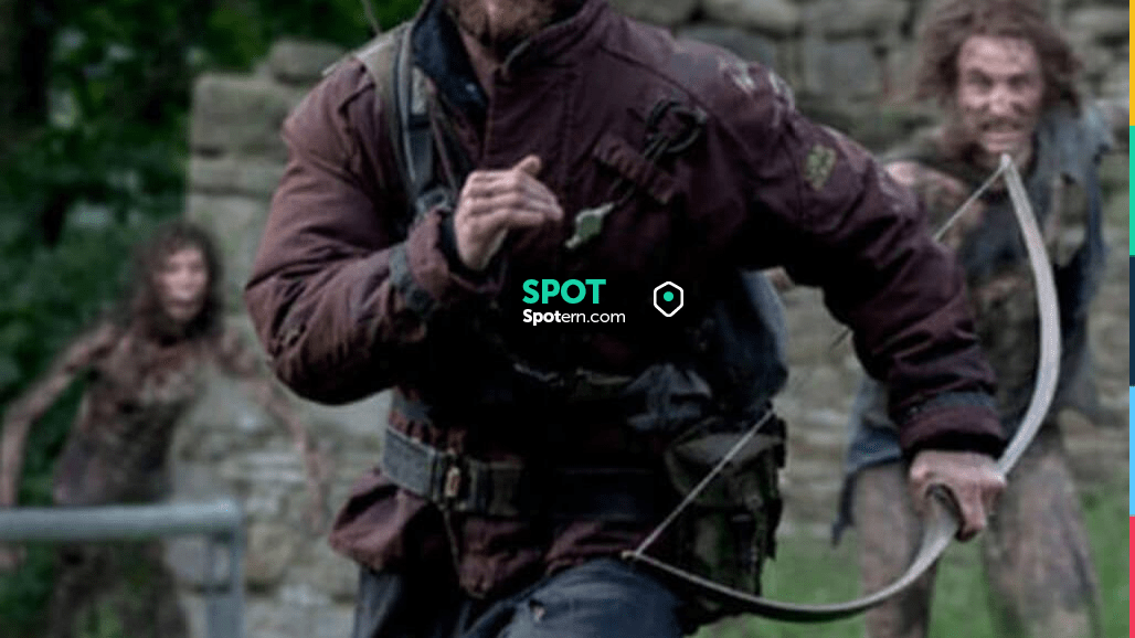 Veste en coton marron de Jamie (Aaron Taylor-Johnson) dans 28 ans plus ...