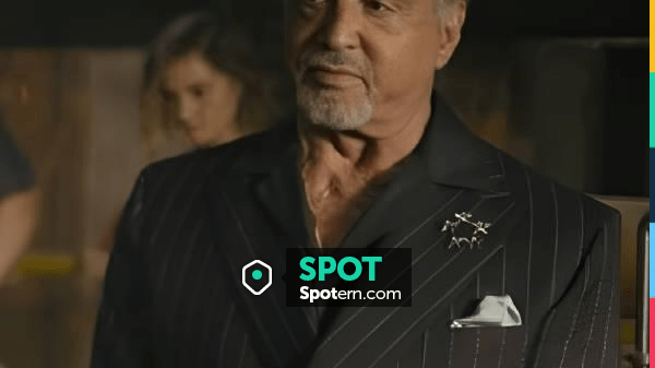 Tulsa King S03 Sylvester Stallone Black Suit worn by Dwight 'The ...