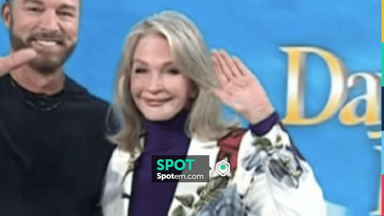 The Today Show 2025 Deidre Hall Blazer floral (Deidre Hall) en Today ...