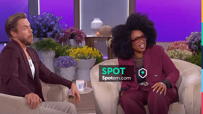 Maje Jersey Diamante Top worn by Jennifer Hudson as seen in The ...