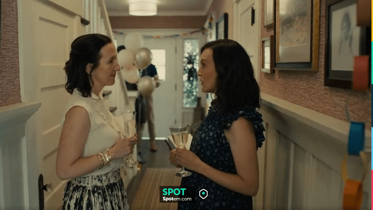 Ulla Johnson Joan Ruffle Dress worn by Katie (Carla Gallo) as seen in ...