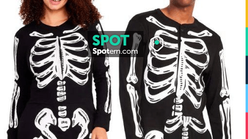 Halloween Skeleton Couple Costume worn by Halloween in 21 Best Couple ...
