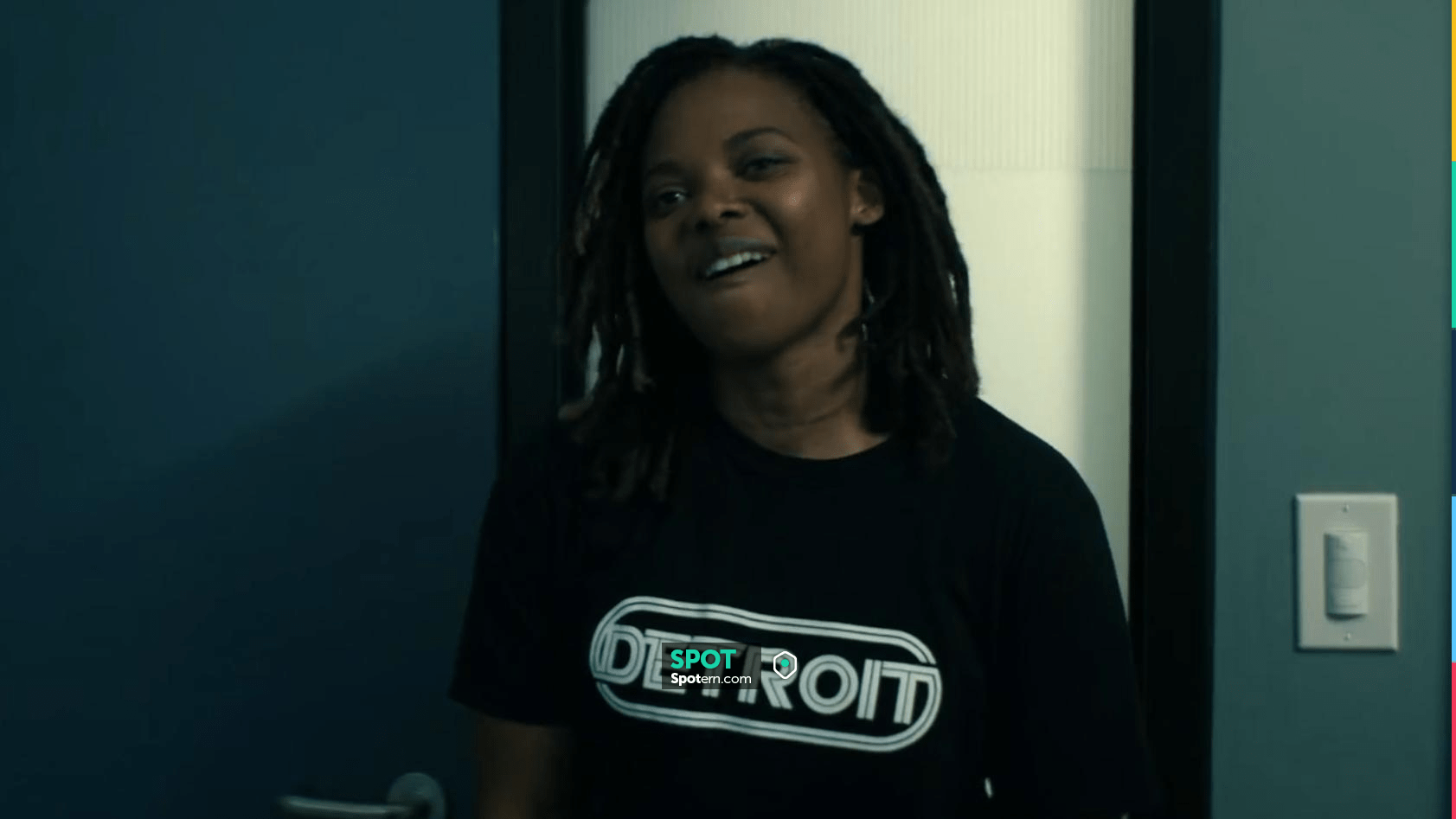 Detroit T-Shirt worn by Sister Sage (Susan Heyward) in Gen V (S02E06 ...